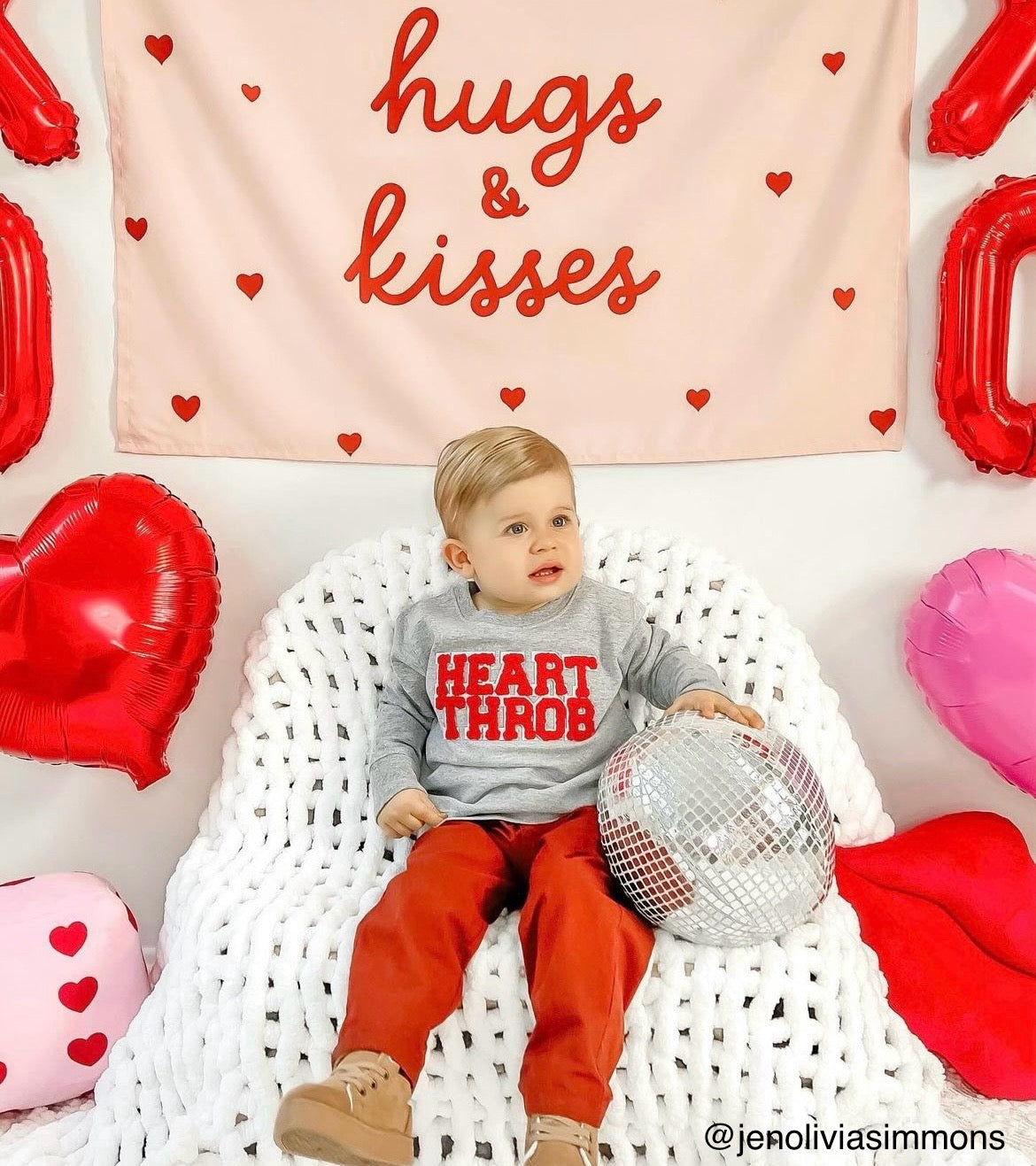 {Pink} Hugs & Kisses Banner – Hunny Prints®